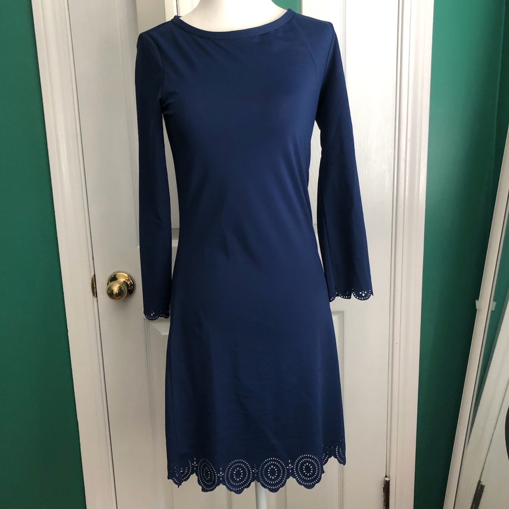 Cabana Life Rash-Guard Navy Dress Xs - Gem